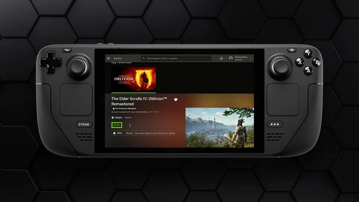 GeForce NOW llega a Steam Deck con app nativa y nuevos juegos disponibles