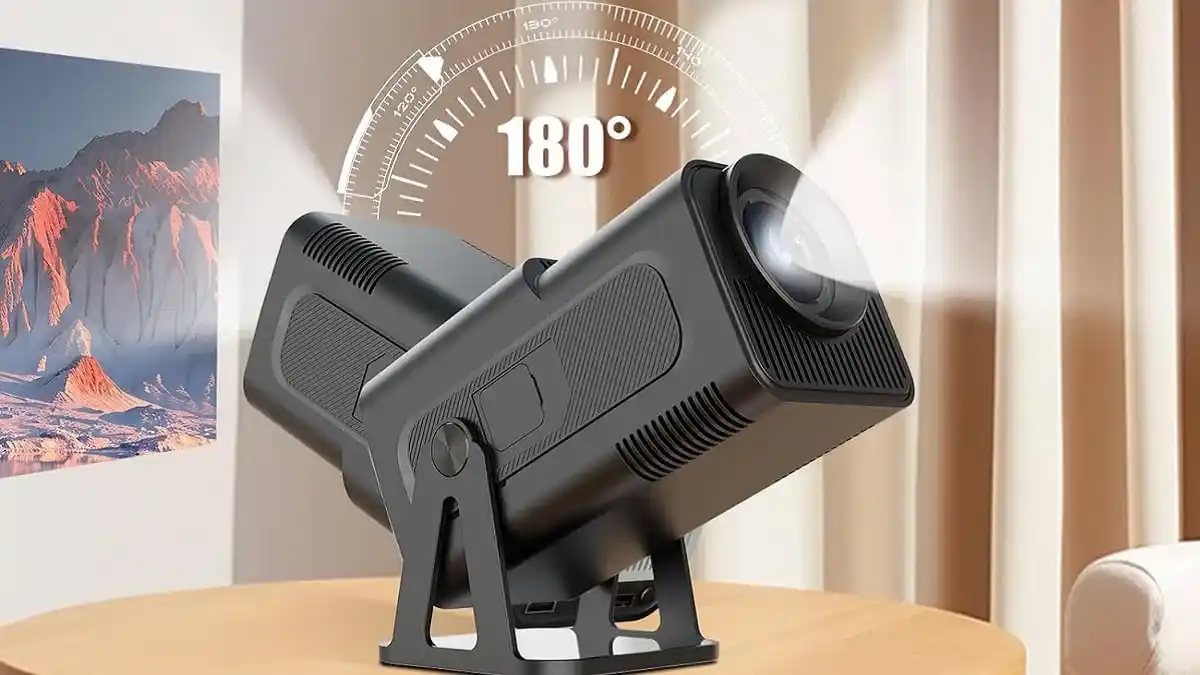 Descubre el Proyector Alwtniet HY320 con Android TV: portátil y barato